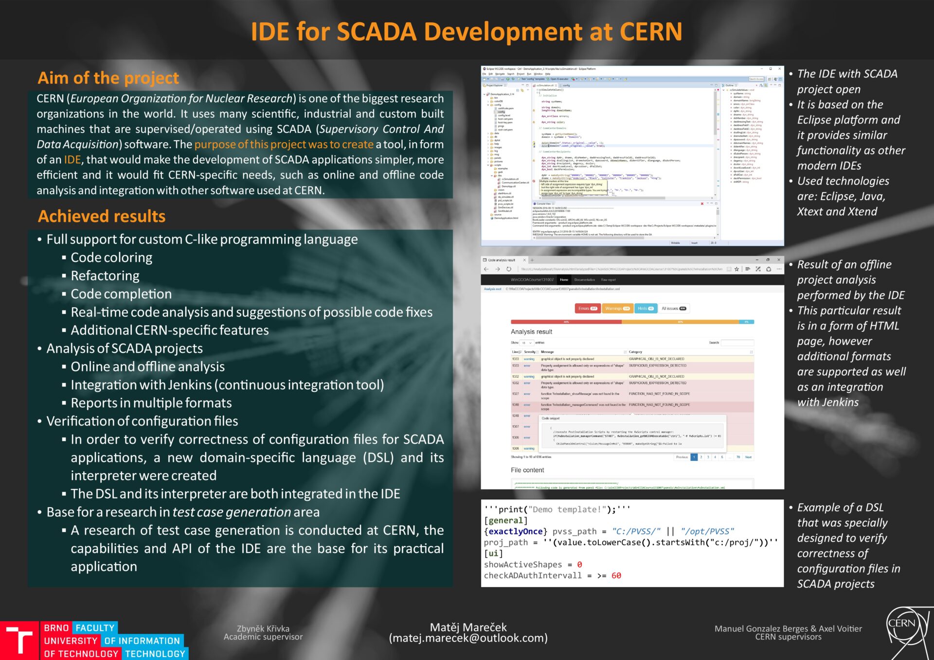 IDE pro SCADA vývoj v CERN | IT SPY