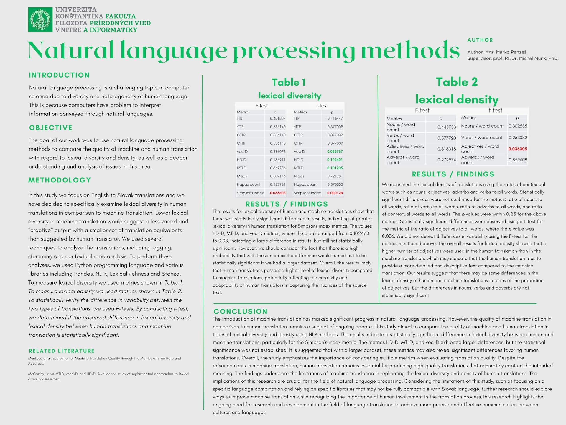 Natural Language Processing Methods IT SPY Natural Language Processing Methods IT SPY